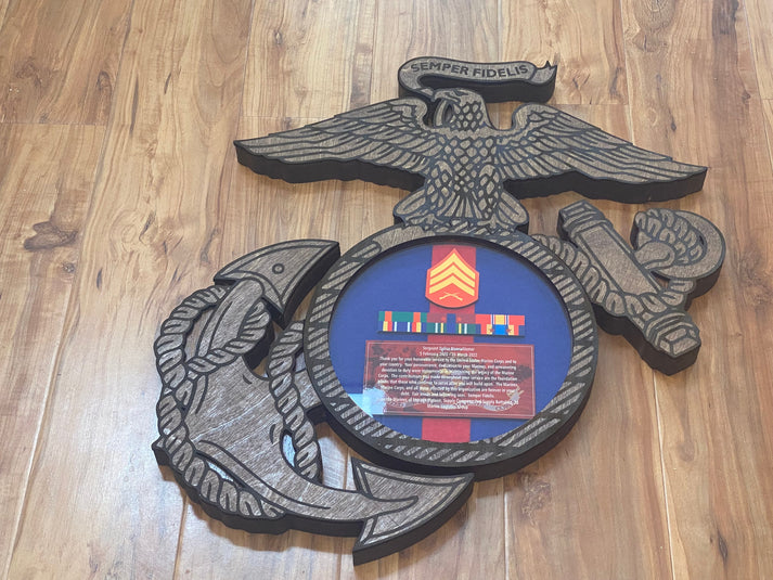 USMC EGA Shadow Box – RandE Works LLC